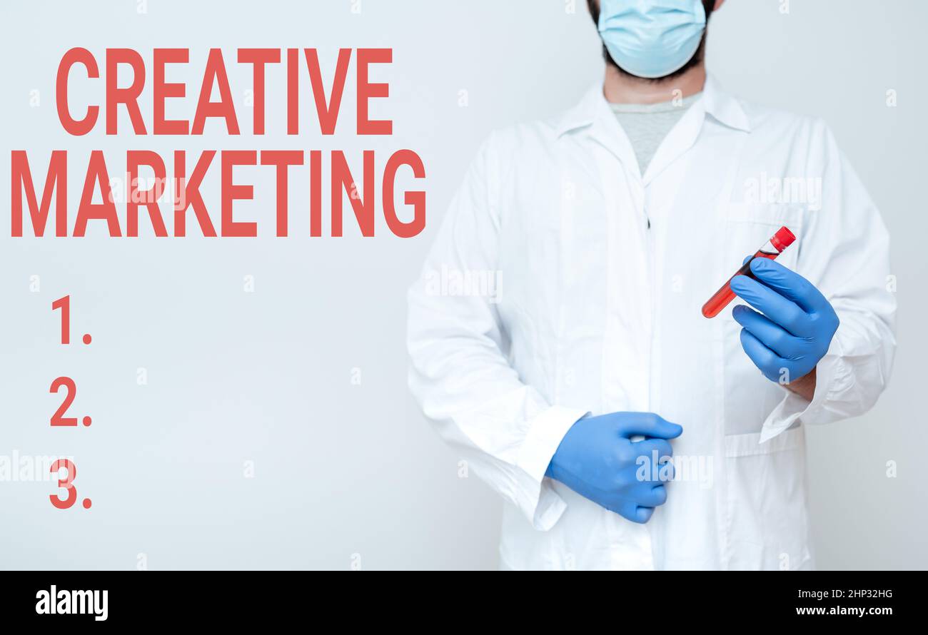 Inspiration showing sign Creative Marketing, Business idea Campaigning ...