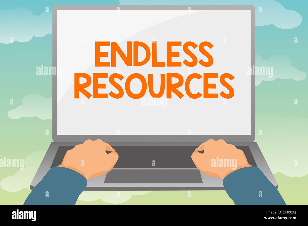 Writing displaying text Endless Resources, Word Written on Unlimited ...