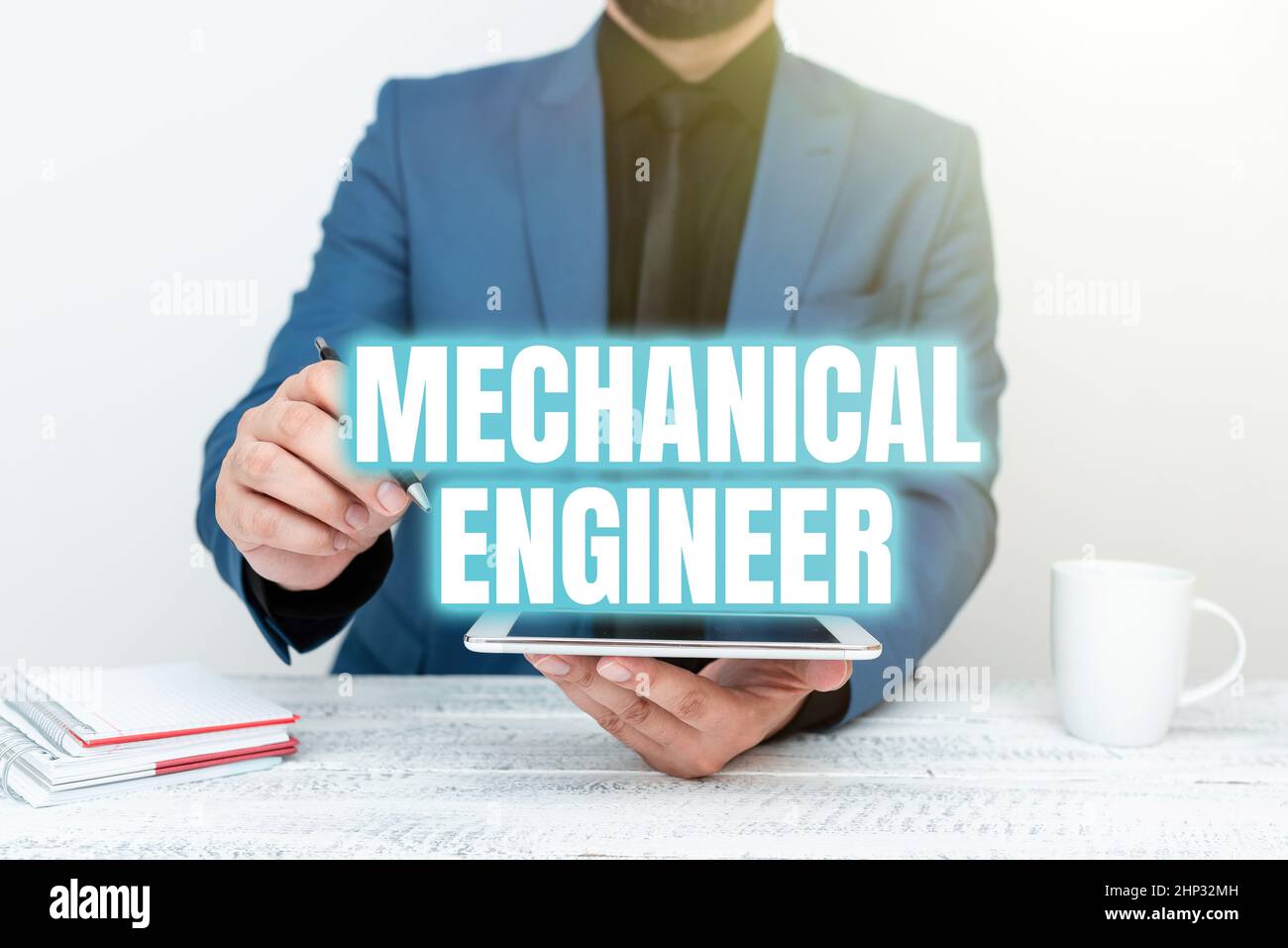 Conceptual display Mechanical Engineer, Business idea Applied ...