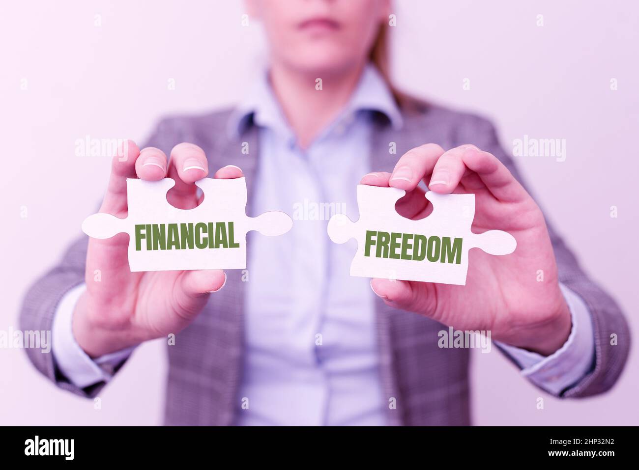 Hand writing sign Financial Freedom, Business concept Having money Free ...