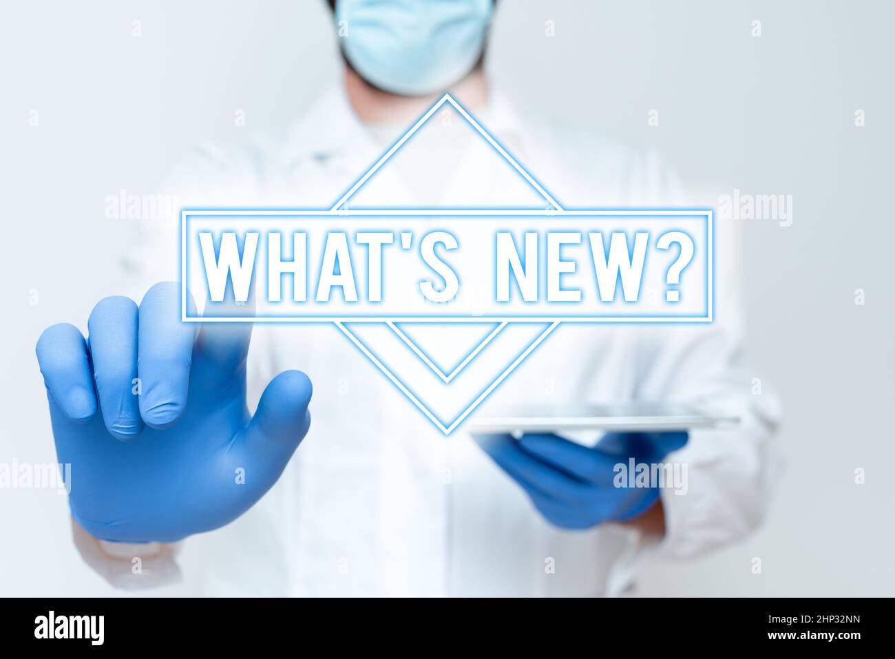 Text sign showing What S New Question, Conceptual photo Asking about ...