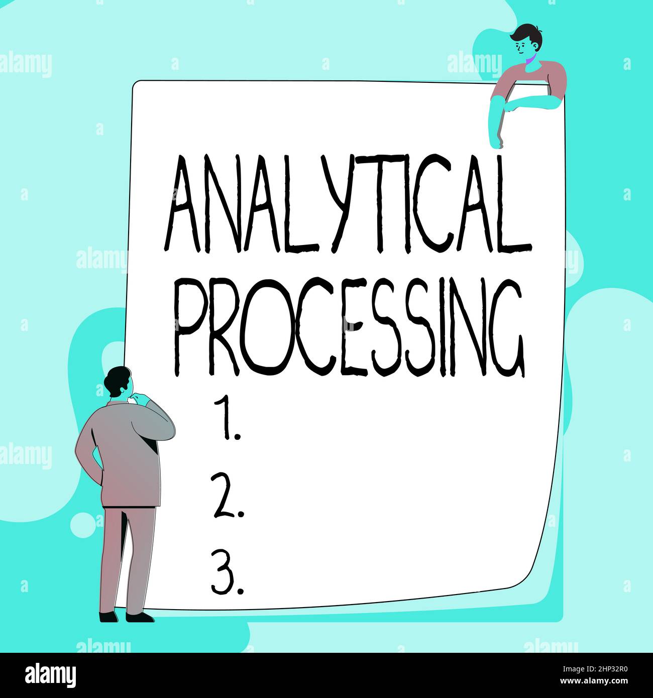 Writing Displaying Text Analytical Processing Business Concept Easily View Write Reports Data