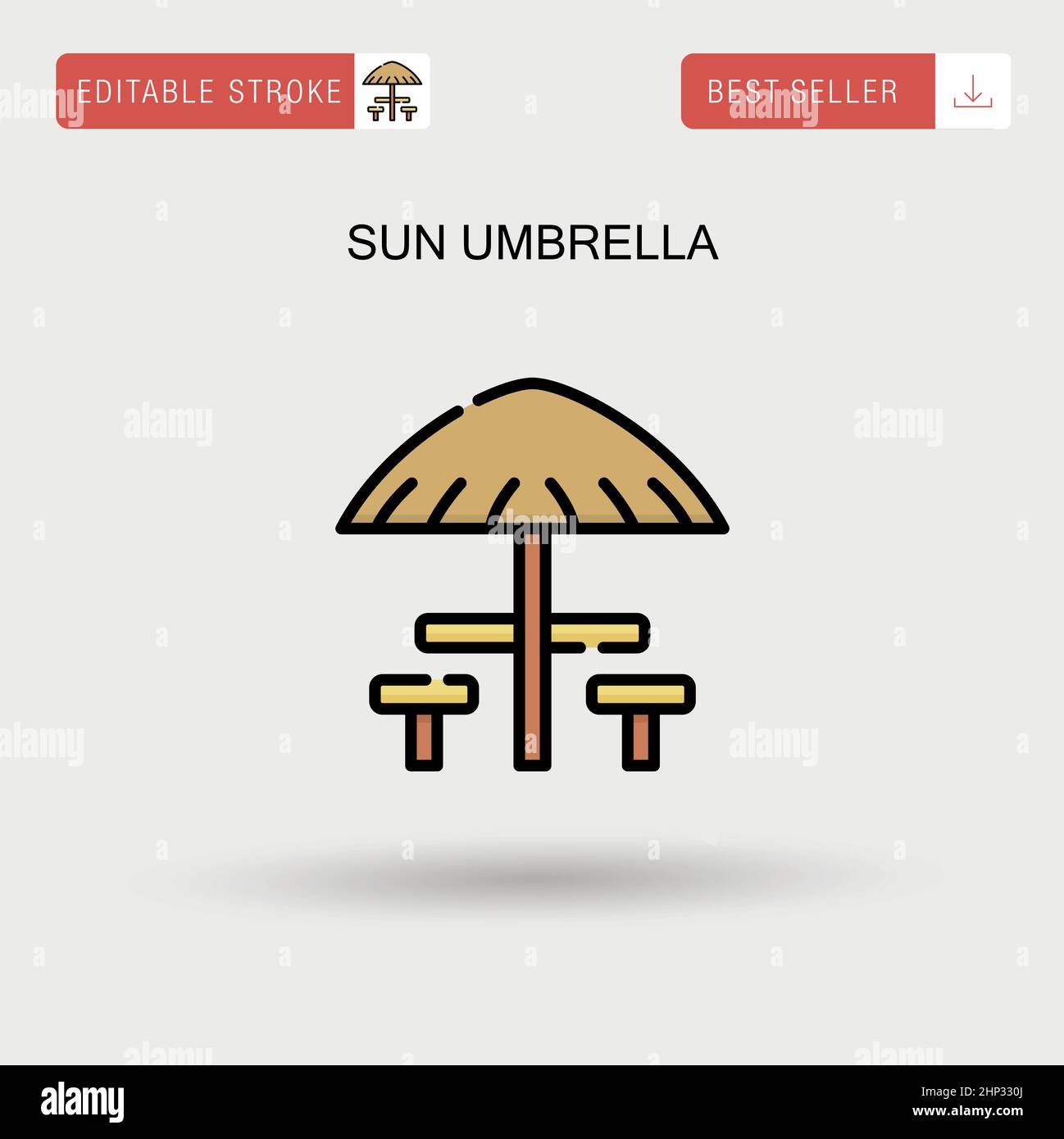 Umbrella parasol sunshade Stock Vector Images - Alamy