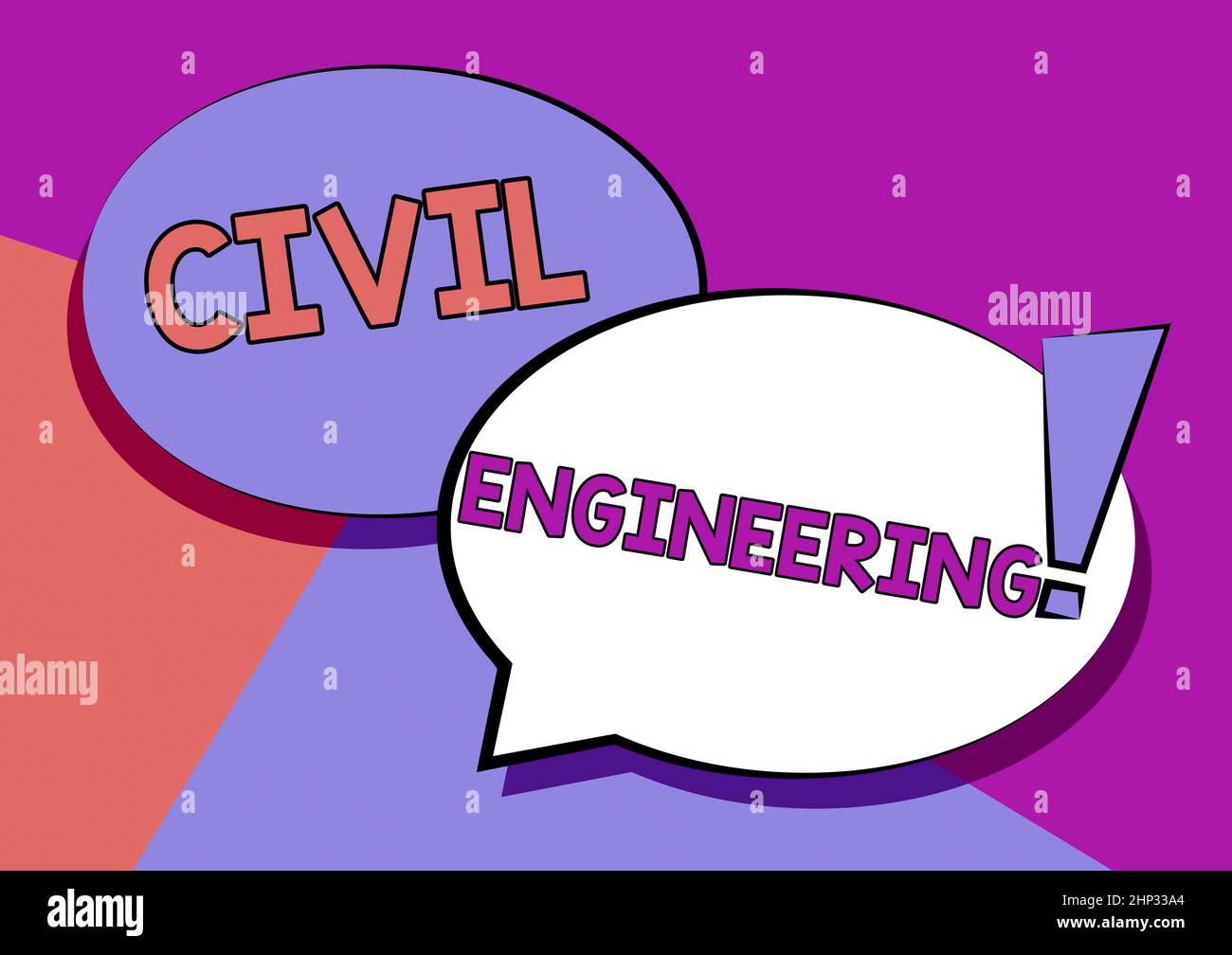 Writing displaying text Civil Engineering, Business overview Planning ...