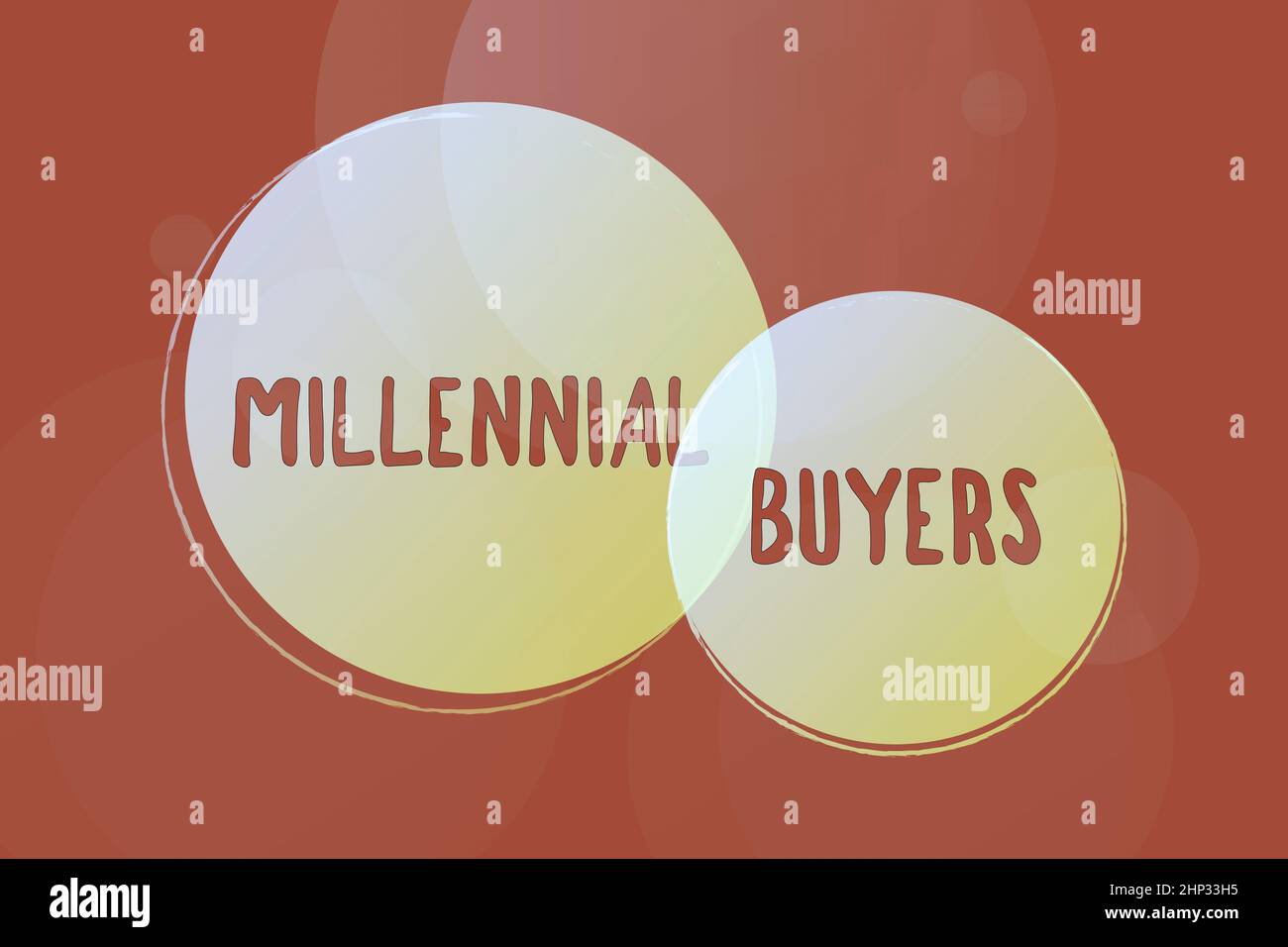 Text showing inspiration Millennial Buyers, Internet Concept Type of ...