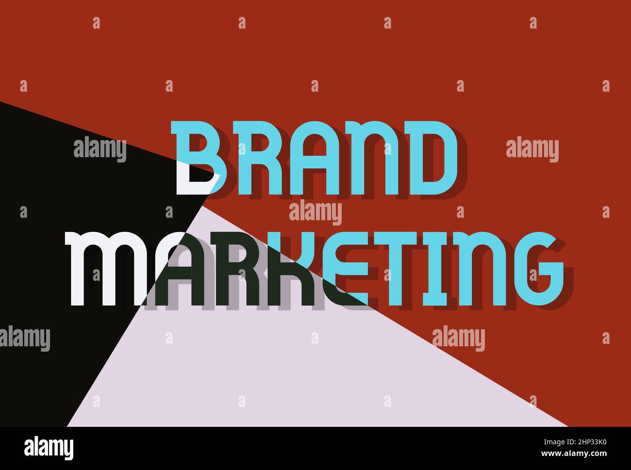 Conceptual caption Brand Marketing, Business approach Creating ...