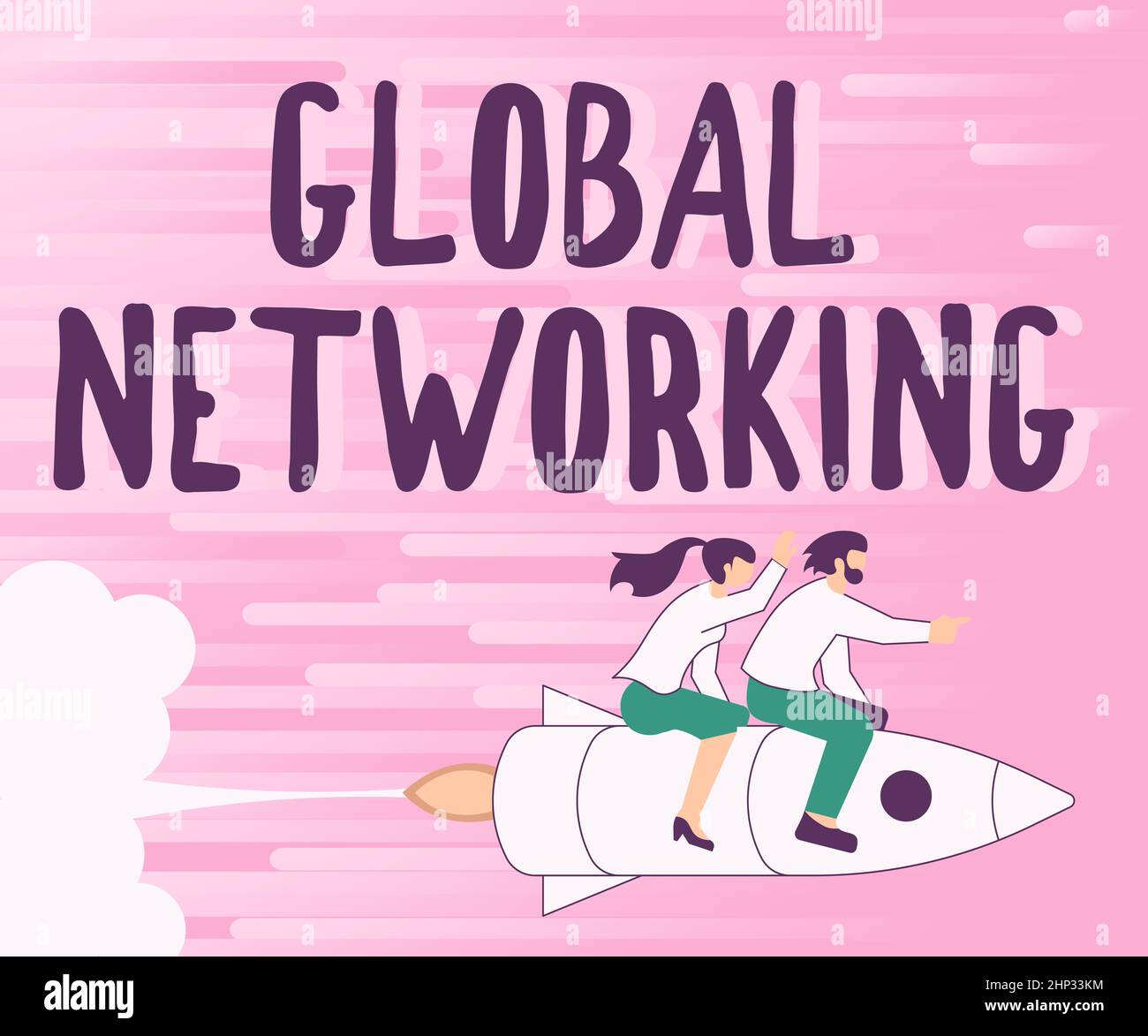 Conceptual caption Global Networking, Business idea Communication ...