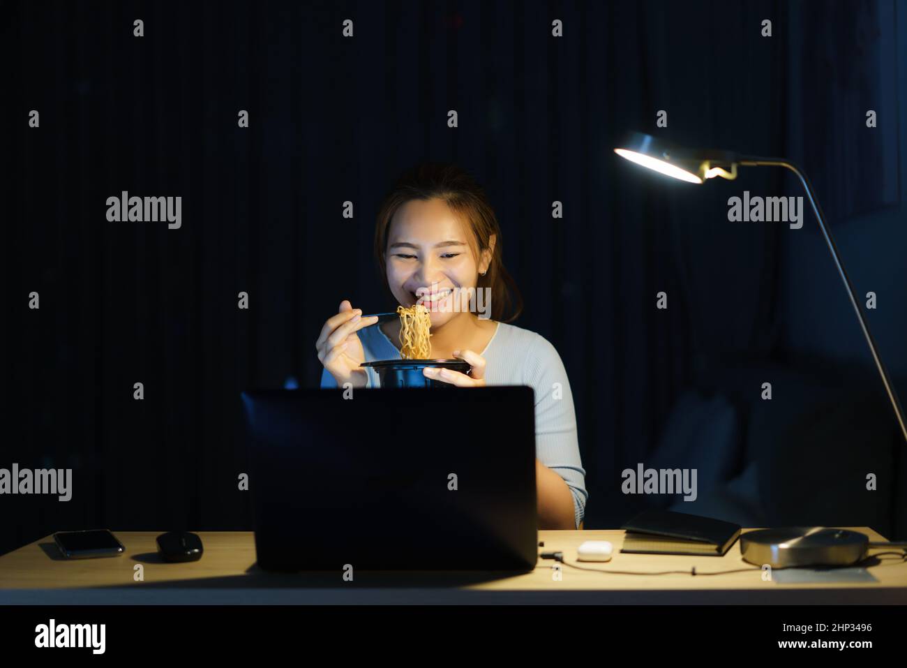 At home late in the night hi-res stock photography and images - Alamy