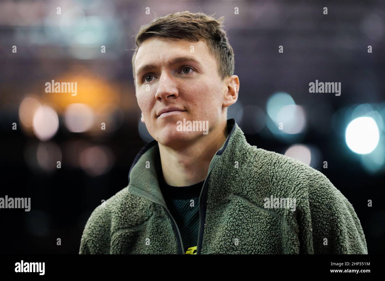 Jake Wightman following a press conference ahead of the Muller Indoor ...