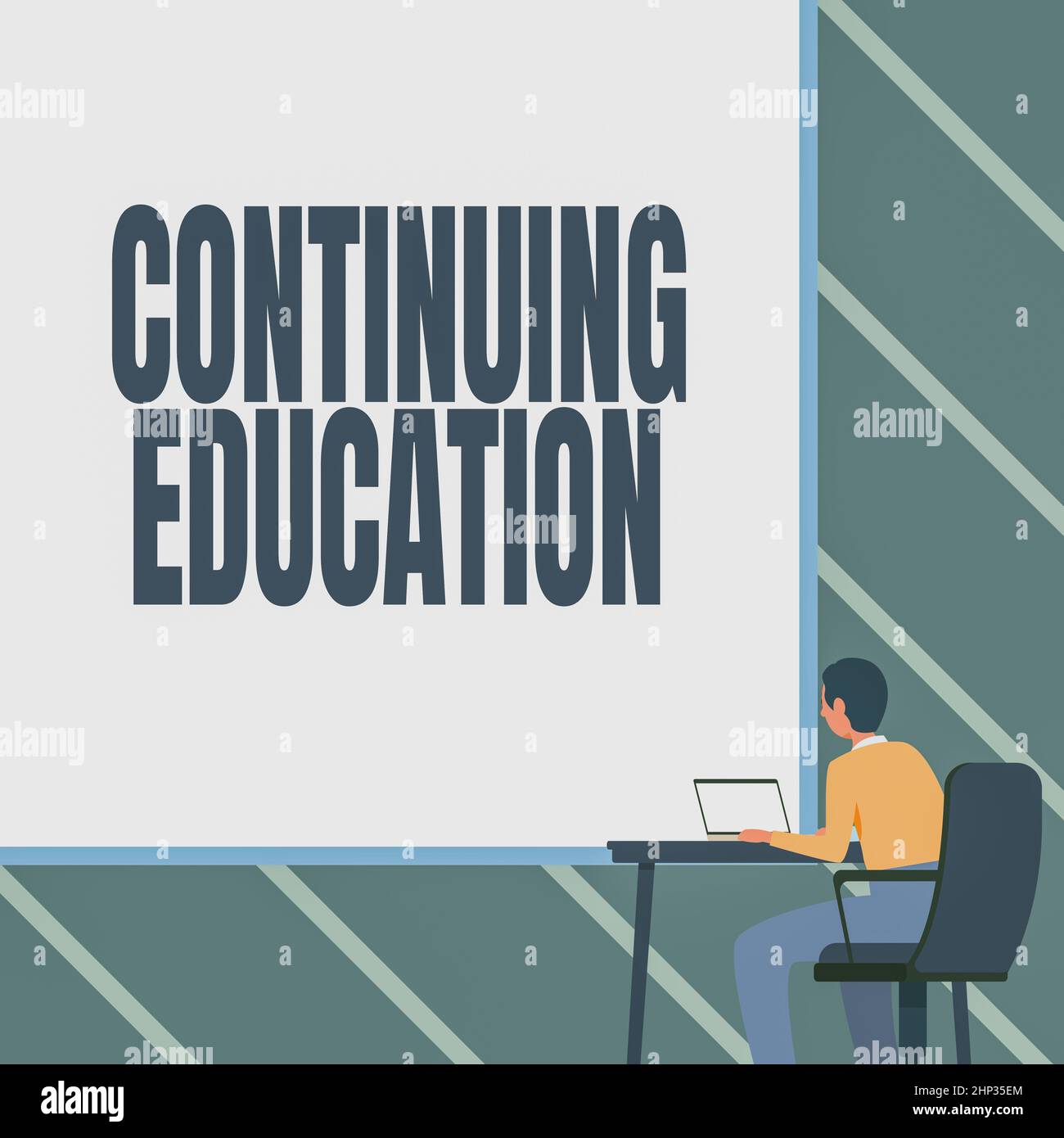 Conceptual display Continuing Education, Business overview Continued ...