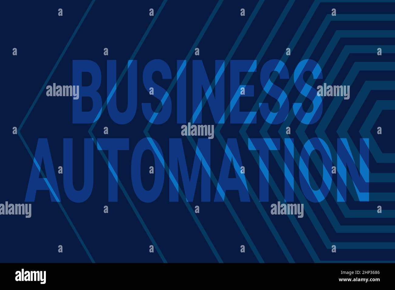 Conceptual Display Business Automation Word For For Digital Transformation Streamlined For