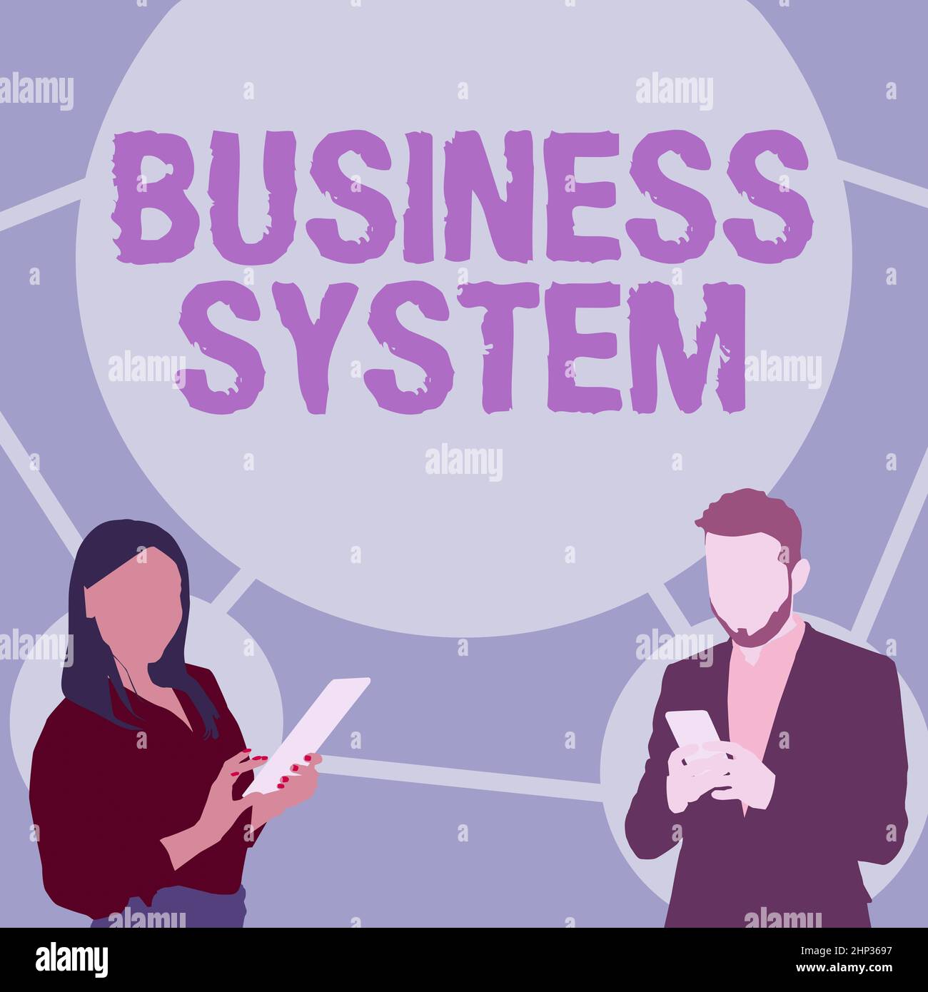 Text showing inspiration Business System, Business idea A method of ...