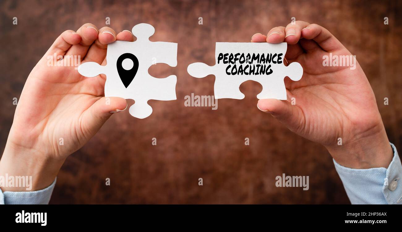 Writing displaying text Performance Coaching, Business showcase ... Writing displaying text Performance Coaching, Business showcase ...