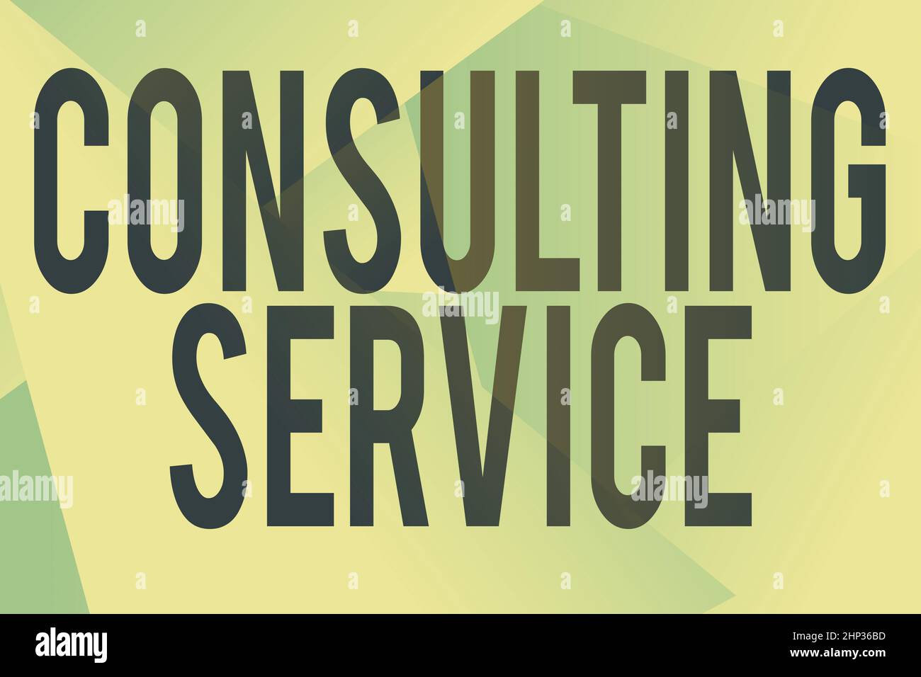 Text caption presenting Consulting Service, Concept meaning Experts ...