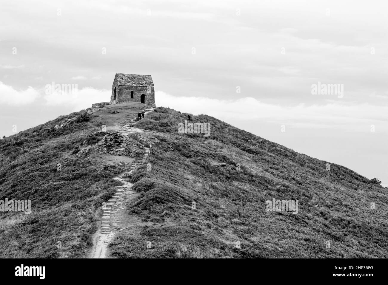St Michaels Chapel at Rame Head in Cornwall, uK Stock Photo - Alamy