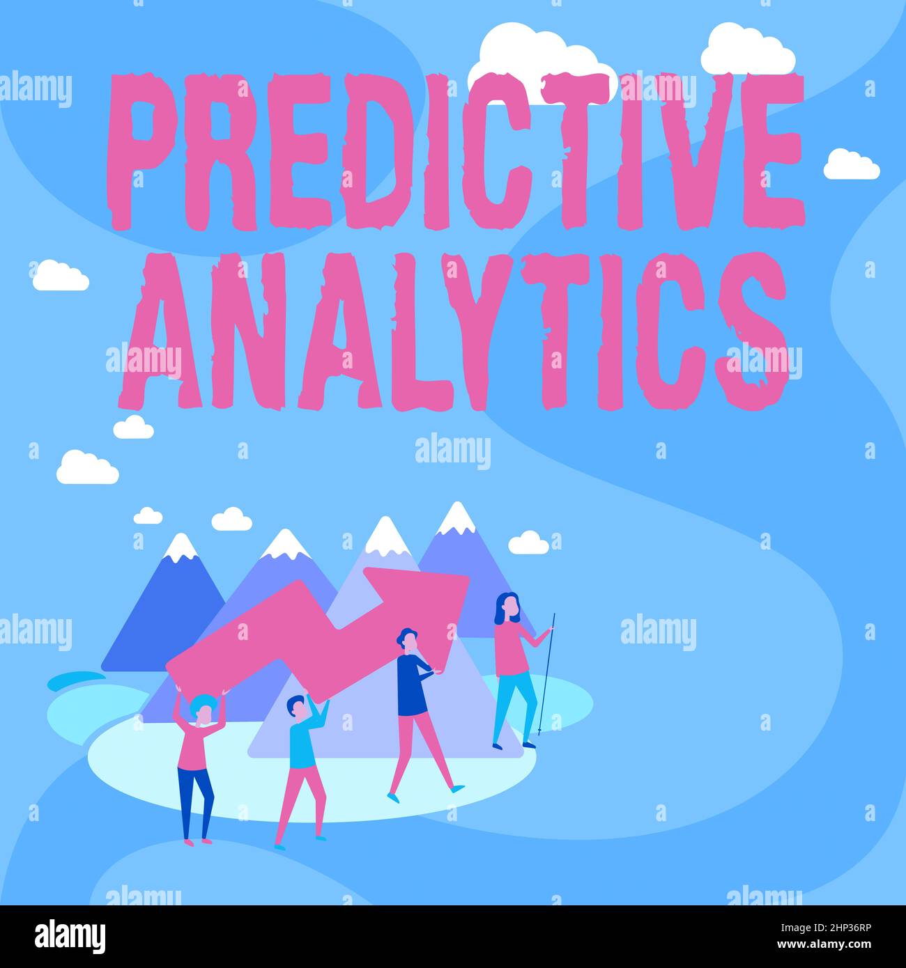 Text Caption Presenting Predictive Analytics Conceptual Photo Optimize Collection Achieve Crm