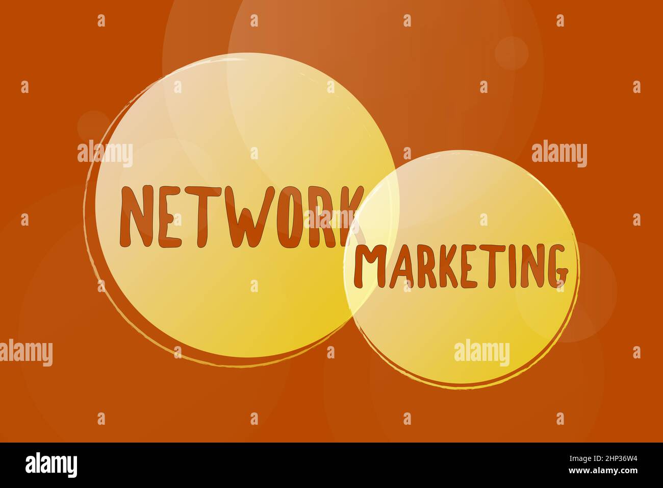 Hand writing sign Network Marketing, Business showcase Pyramid Selling ...