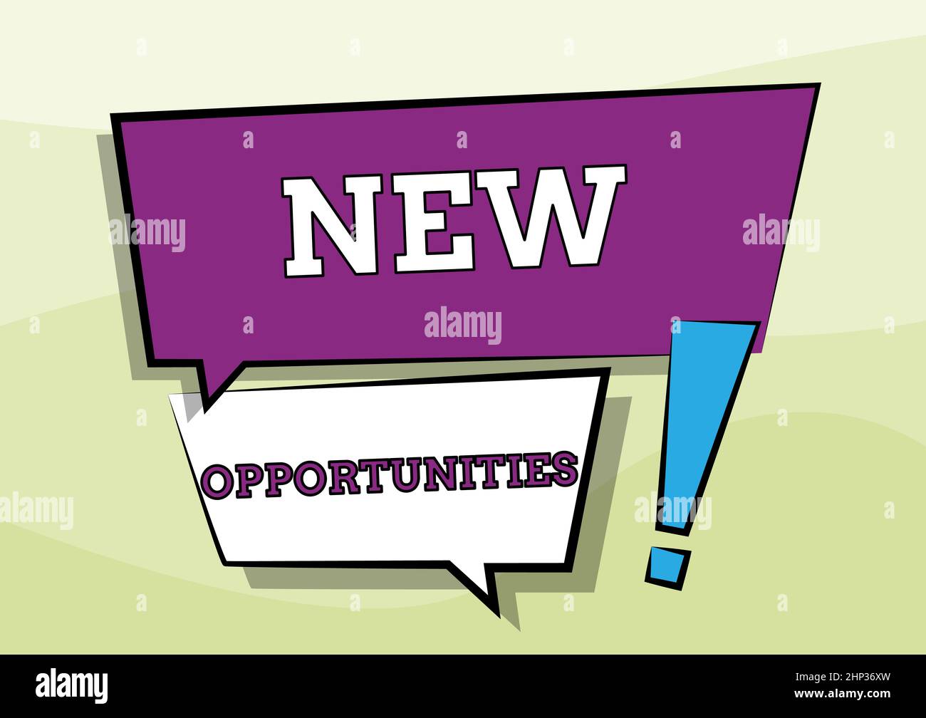 Conceptual display New Opportunities, Concept meaning A situation that ...