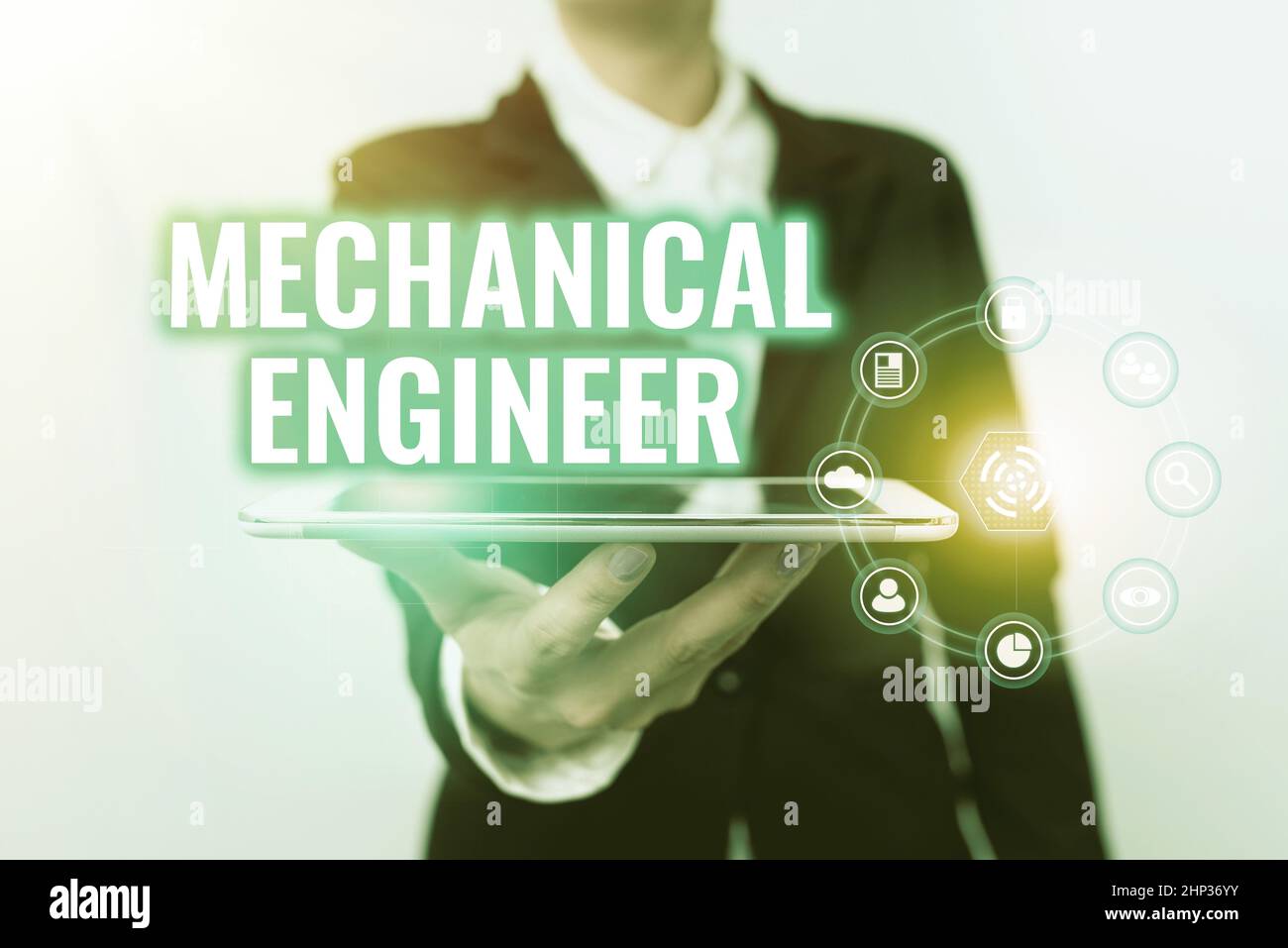 Conceptual display Mechanical Engineer, Business showcase Applied ...