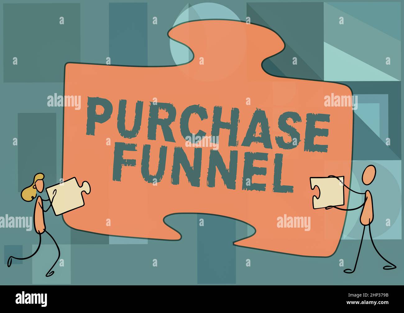 Writing displaying text Purchase Funnel, Business overview consumer ...