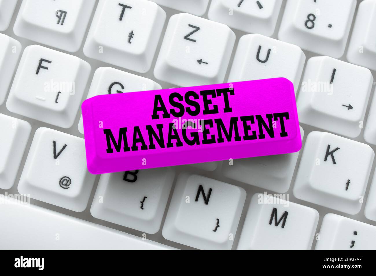 Conceptual caption Asset Management, Business idea systematic process ...