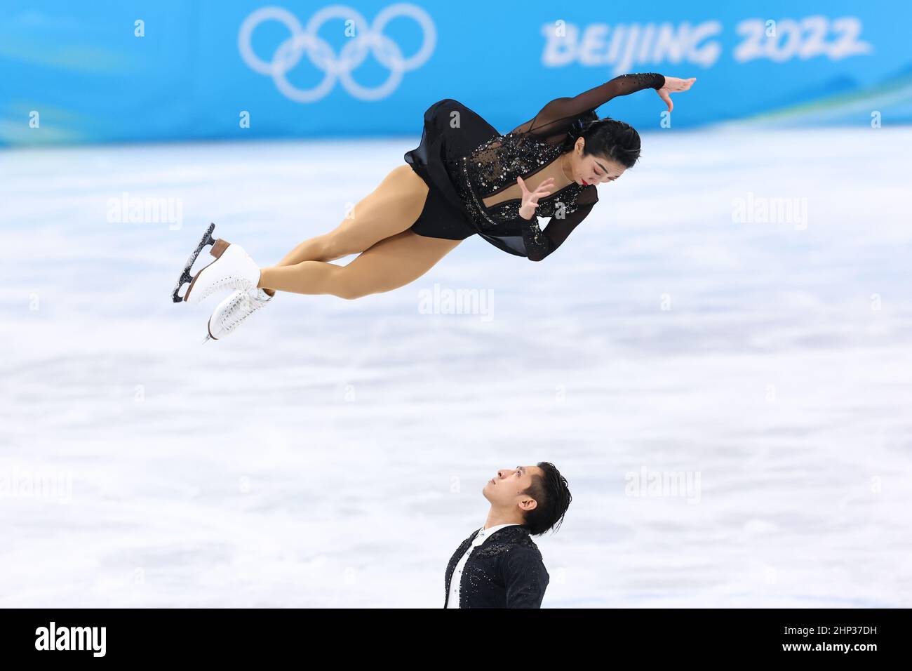 Beijing, China. 18th Feb, 2022. Sui Wenjing & Han Cong (CHN) Figure ...
