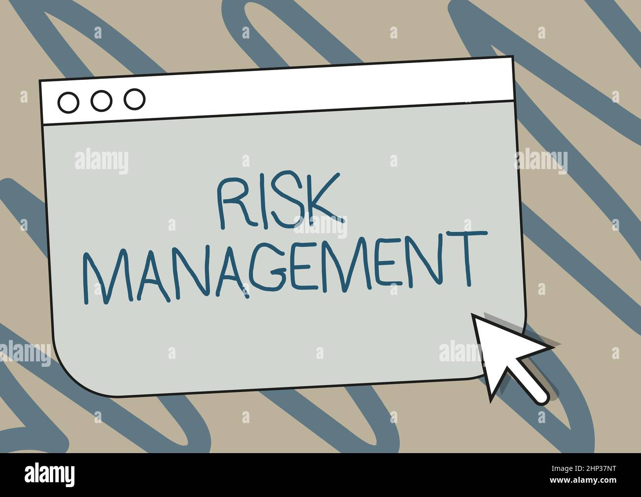 Conceptual caption Risk Management, Word Written on evaluation of ...