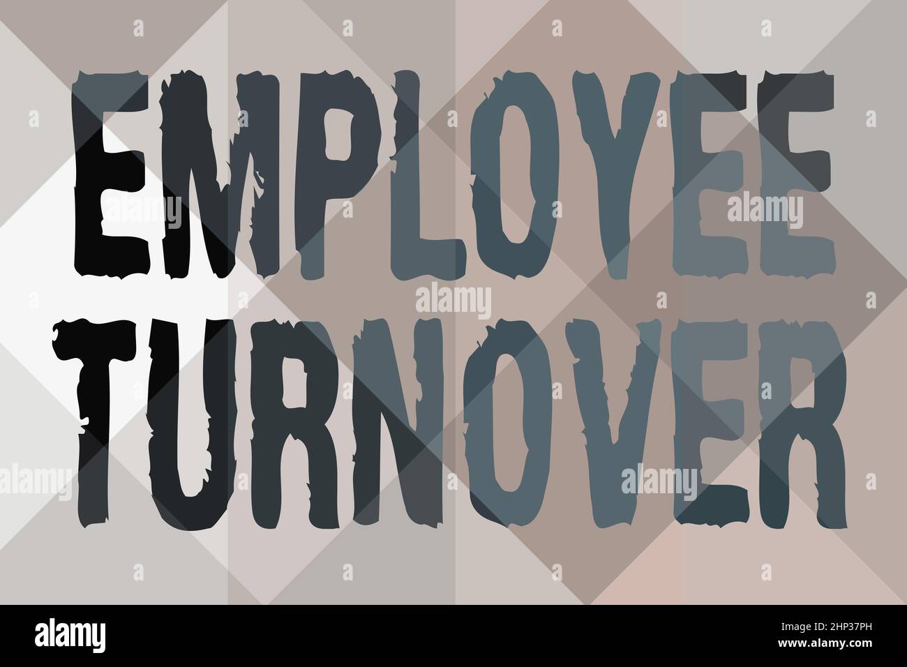 Writing displaying text Employee Turnover, Concept meaning Number or ...