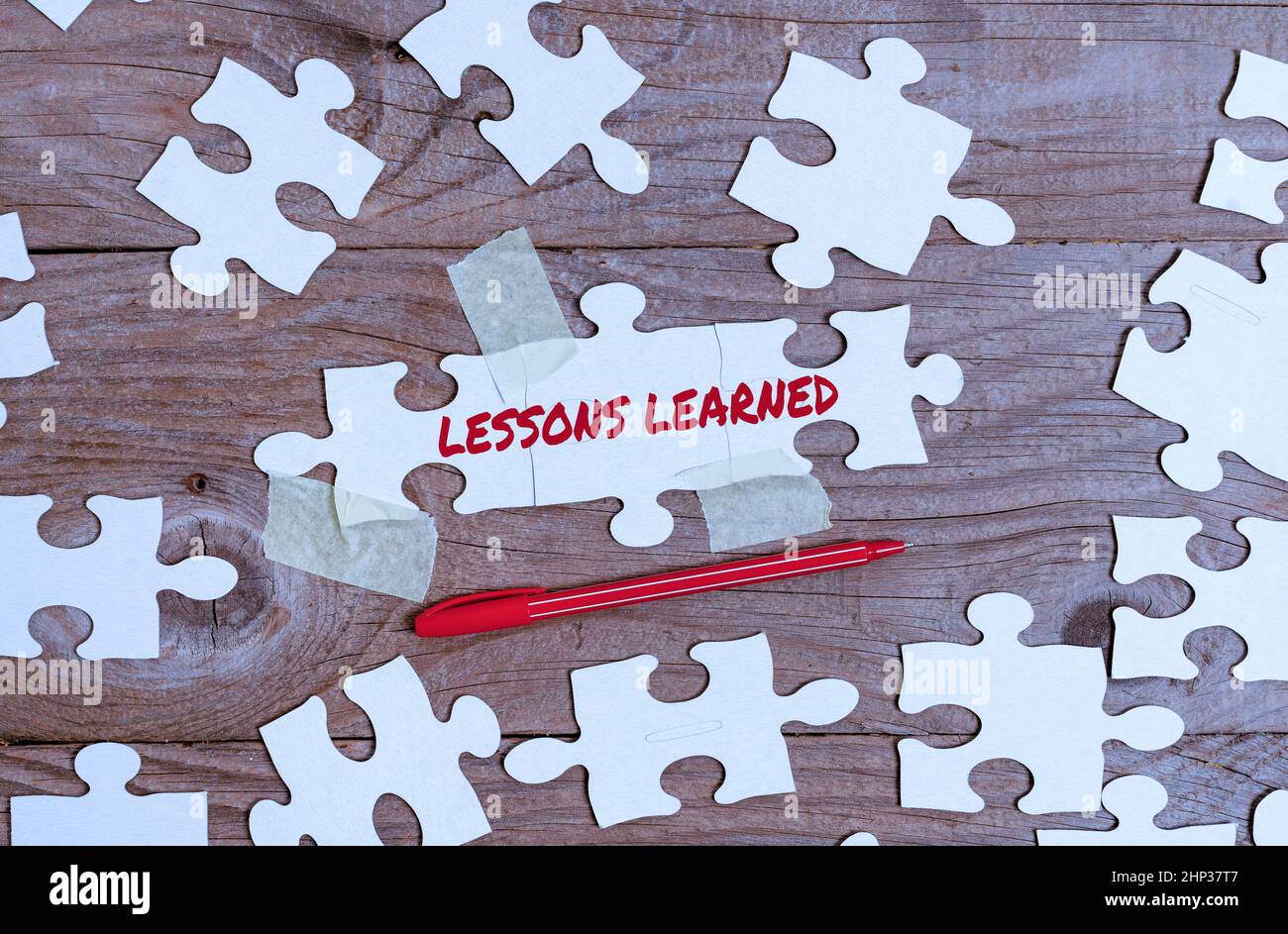 Handwriting text Lessons Learned, Conceptual photo information reflects ...