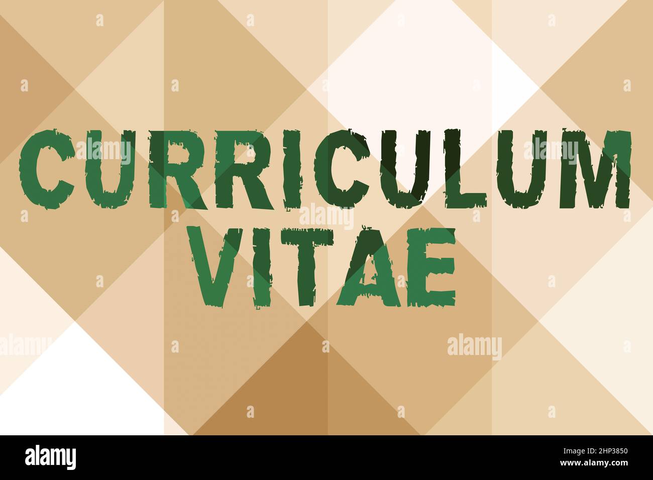 Conceptual display Curriculum Vitae, Conceptual photo overview of ...