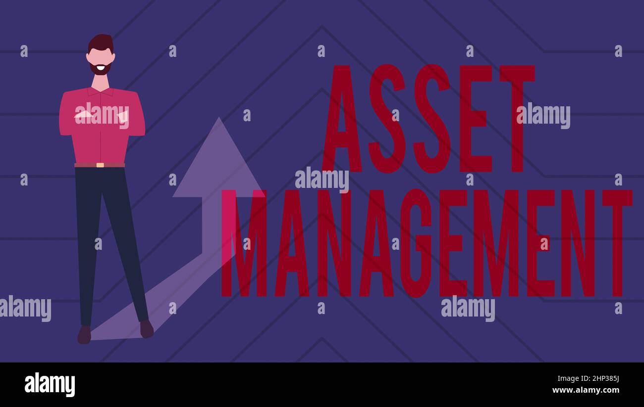 Handwriting text Asset Management, Internet Concept systematic process ...