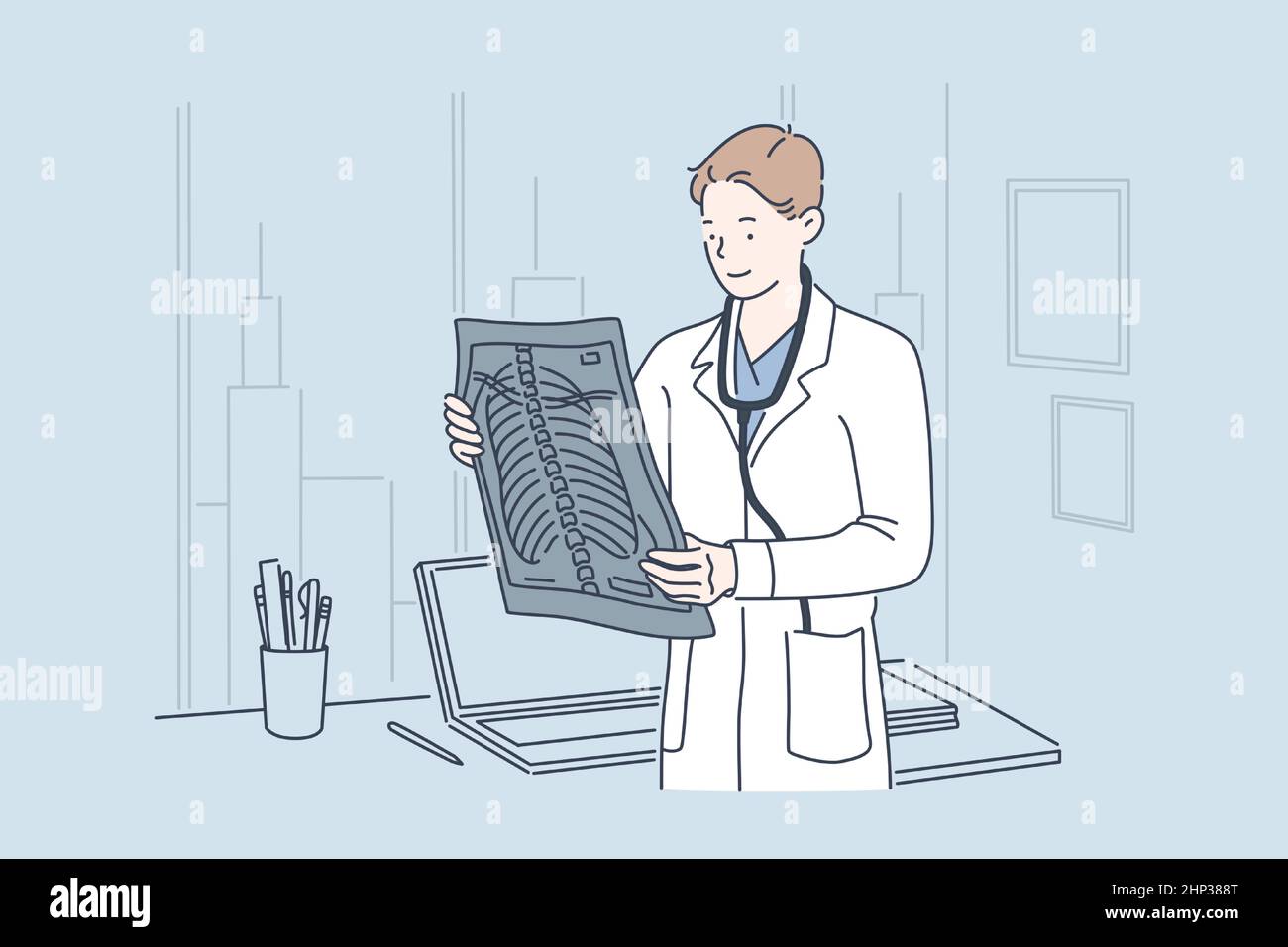 Ray image medical radiology Stock Vector Images - Alamy