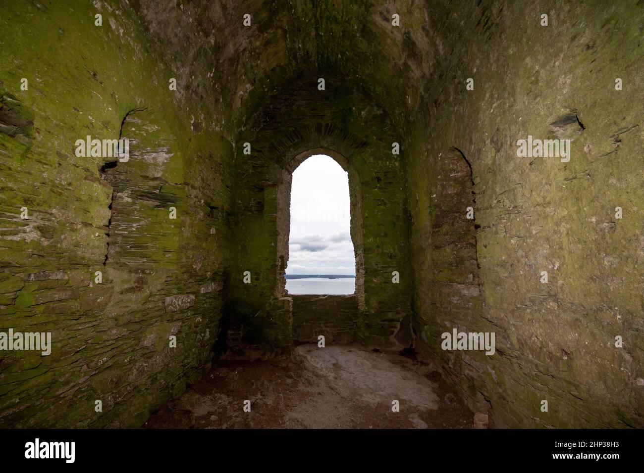 St Michaels Chapel at Rame Head in Cornwall, uK Stock Photo - Alamy