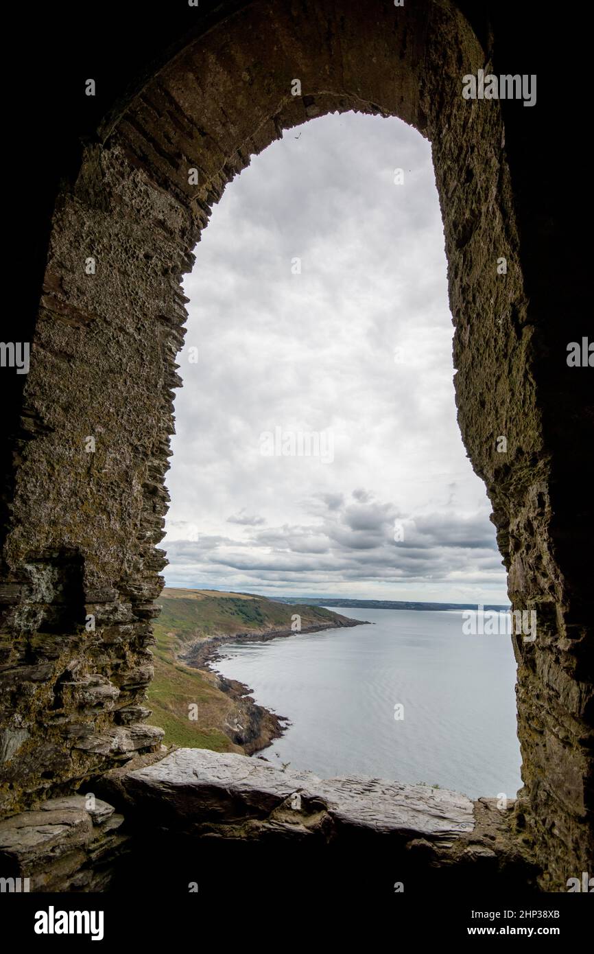 St Michaels Chapel at Rame Head in Cornwall, uK Stock Photo - Alamy
