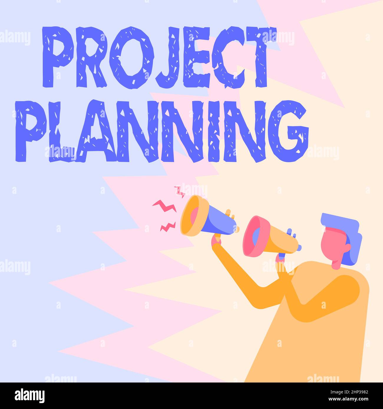 Text showing inspiration Project Planning, Concept meaning schedules ...