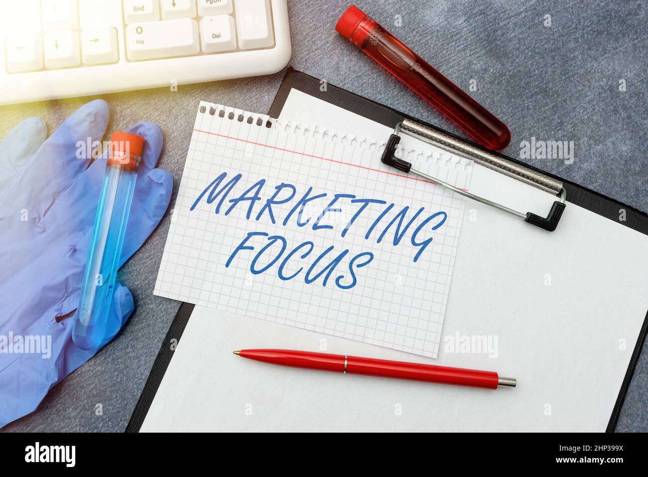 Writing displaying text Marketing Focus, Conceptual photo understanding ...