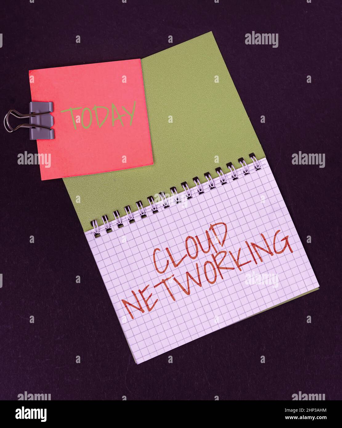 Conceptual Display Cloud Networking Business Idea Is Term Describing
