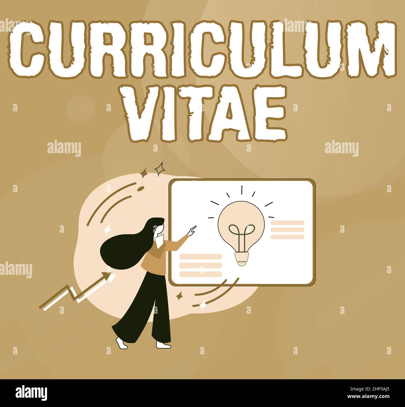 Text showing inspiration Curriculum Vitae, Concept meaning overview of ...