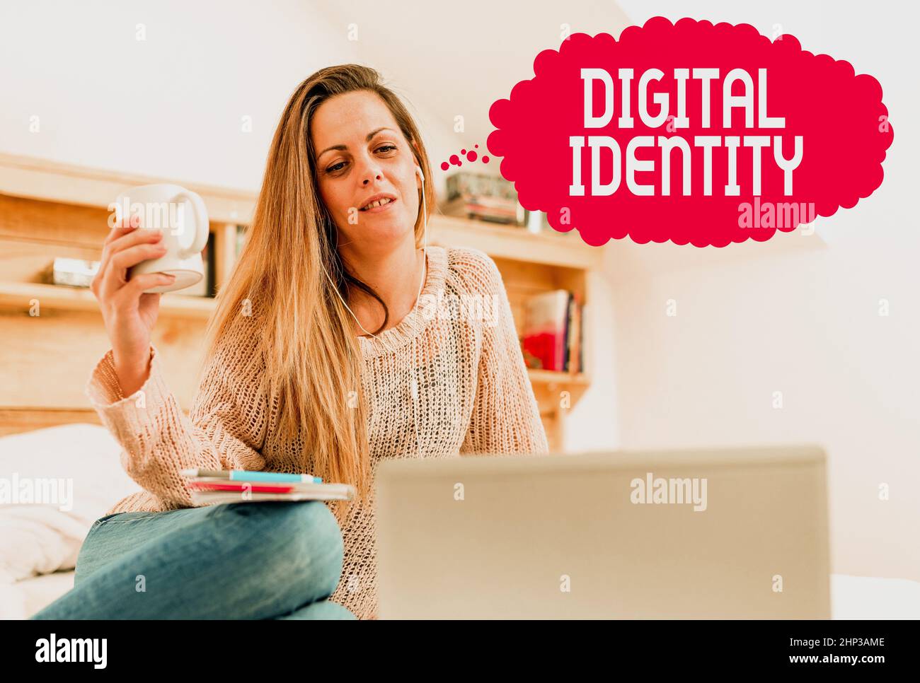 Inspiration showing sign Digital Identity, Word for information on ...