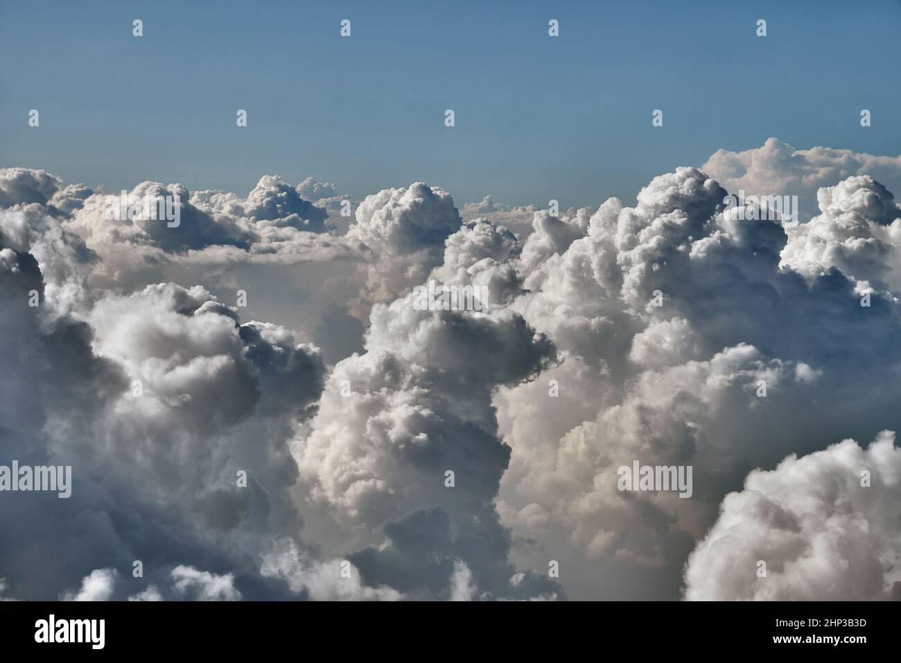 Clouds seen from above in a plane flight Stock Photo - Alamy