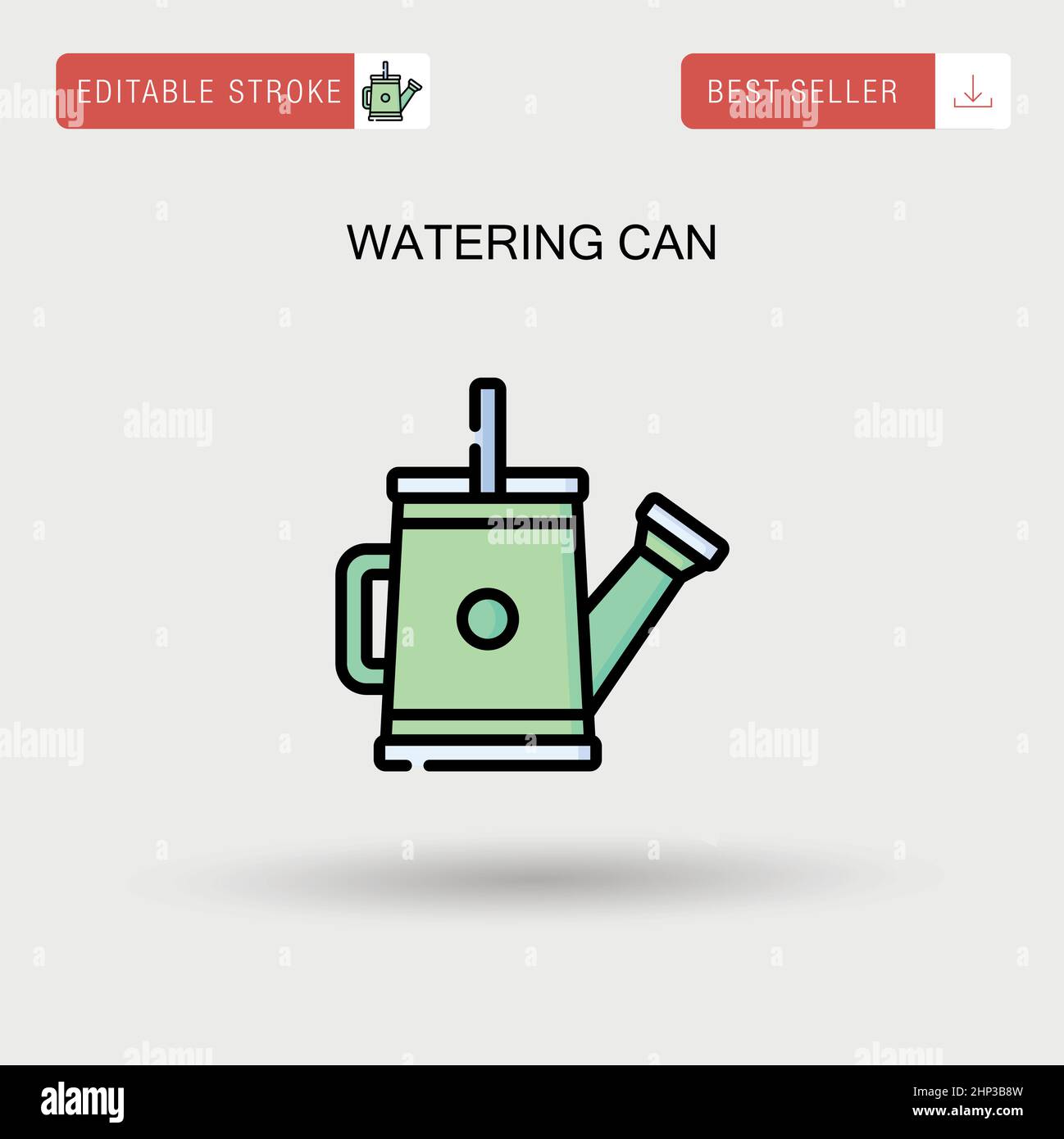 Watering can water can gardening tool Stock Vector Images - Alamy