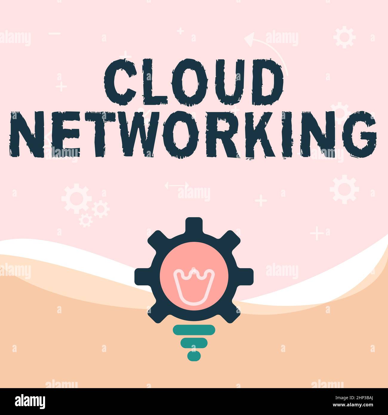 Writing displaying text Cloud Networking, Internet Concept is term describing access of ...