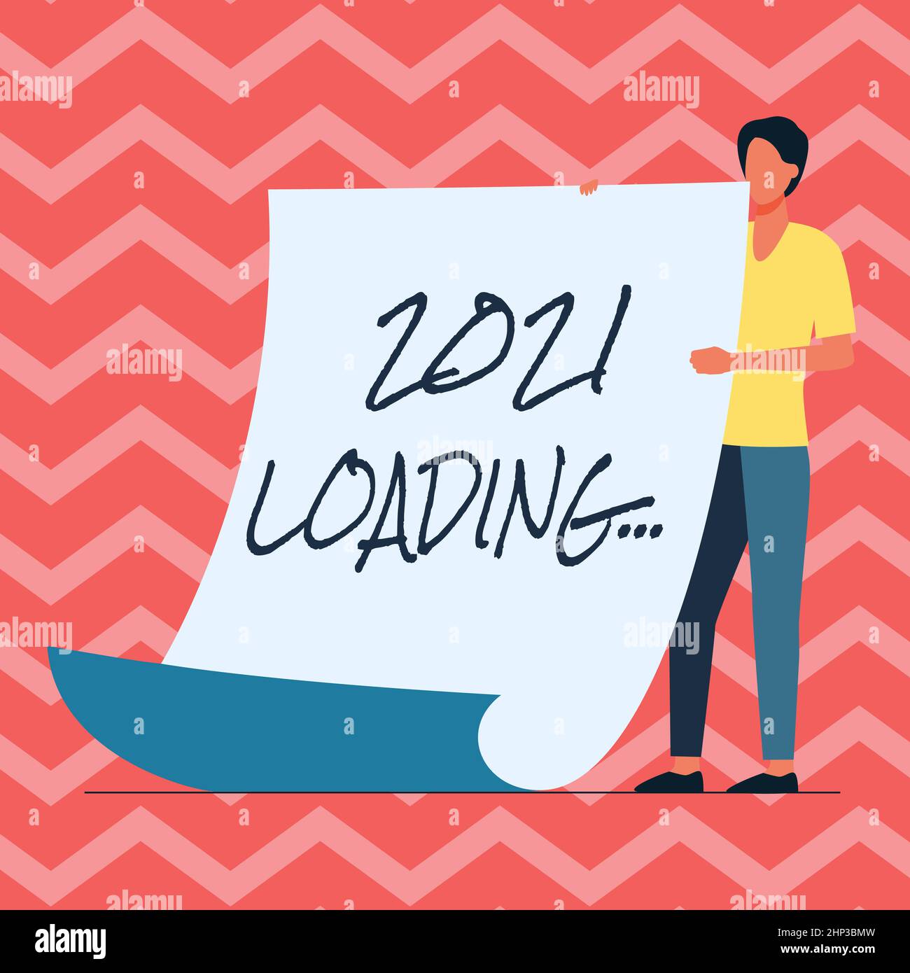 Inspiration showing sign 2021 Loading..., Concept meaning a year ...