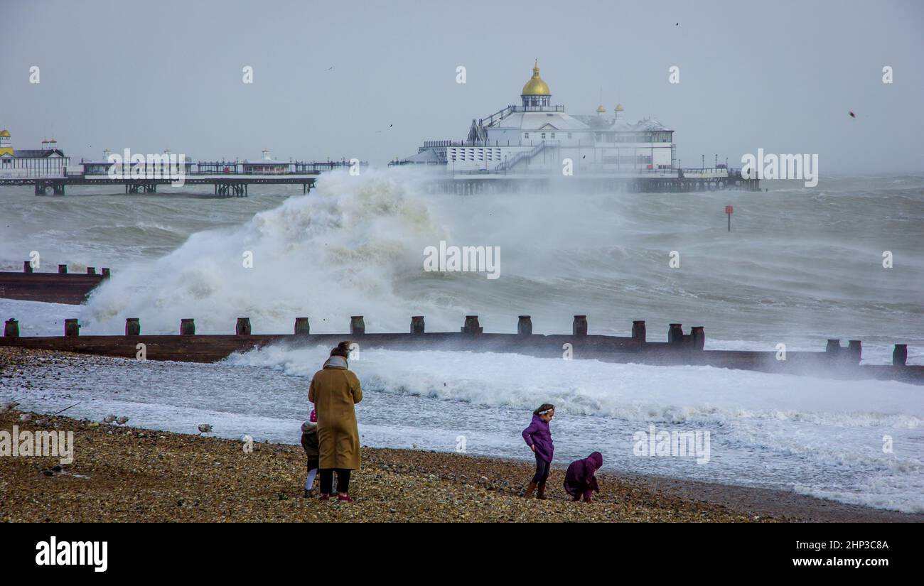 Eastbourne town rain hi-res stock photography and images - Alamy