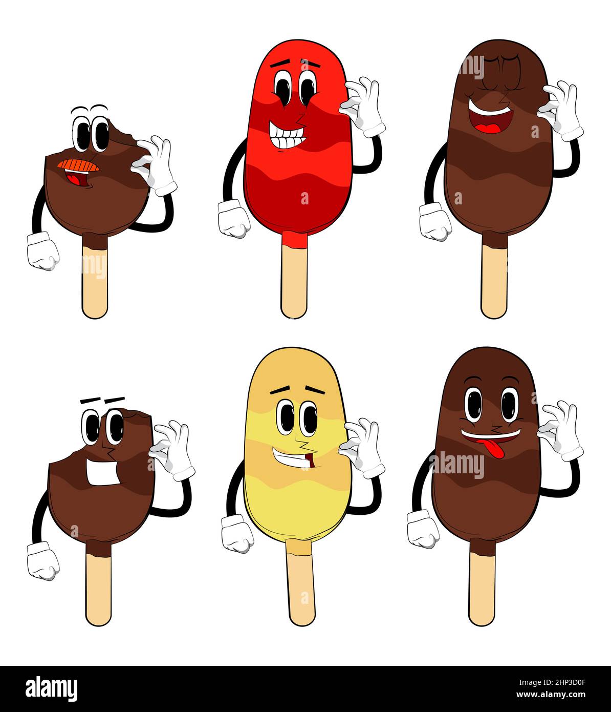 Cartoon character ice cream sign hi-res stock photography and images ...