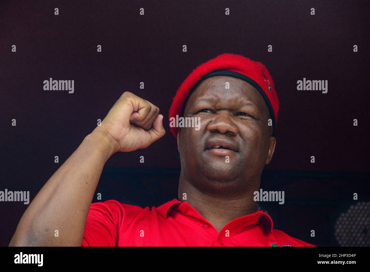 18th Feb 2022 Soweto, South Africa Marshall Dlamini (EFF Secretary ...