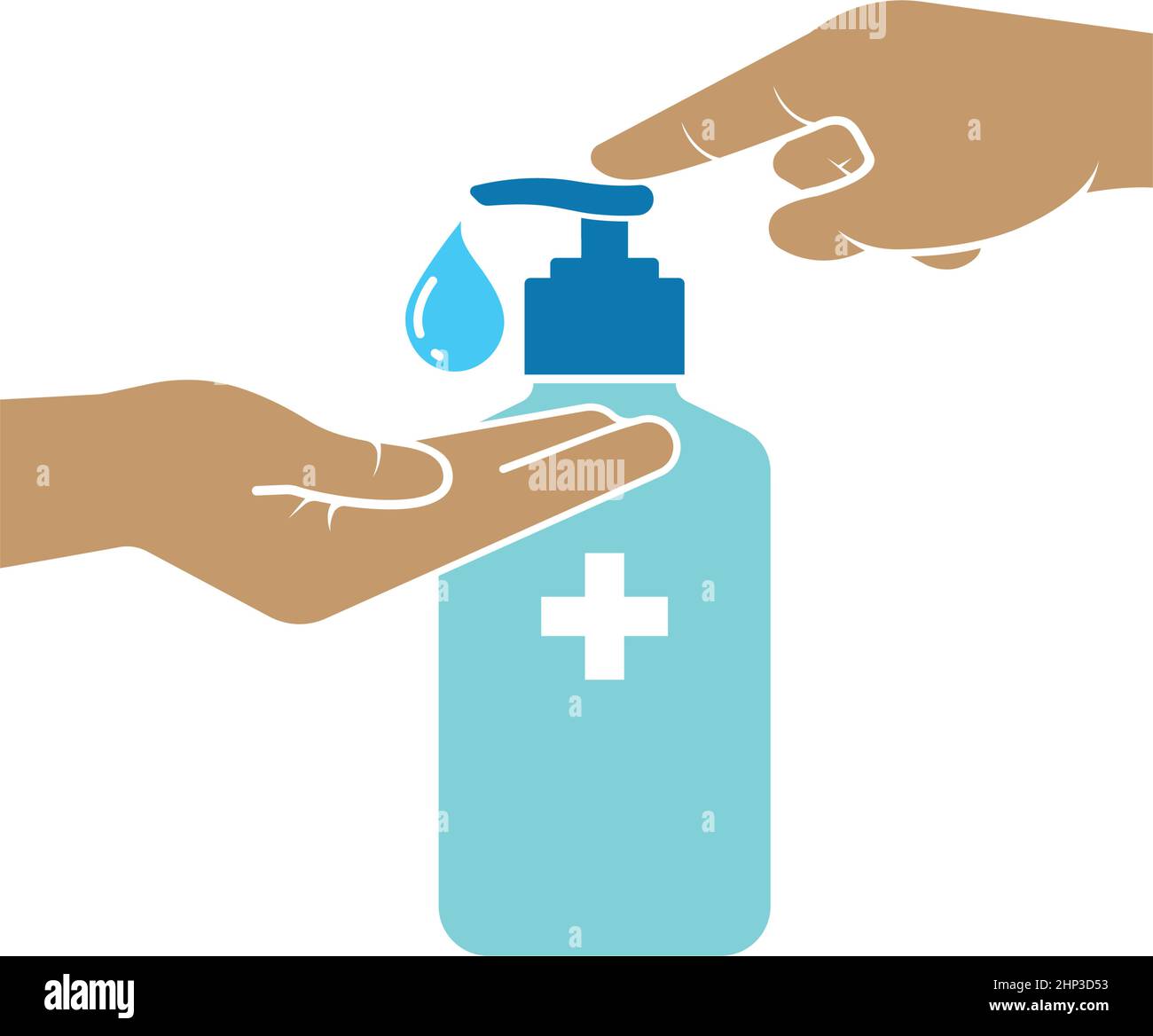using hand sanitizer icon vector illustration design template Stock ...