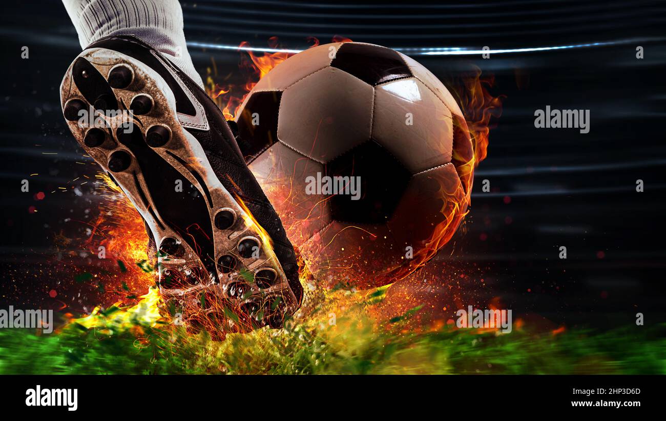 Fiery kick hi-res stock photography and images - Alamy