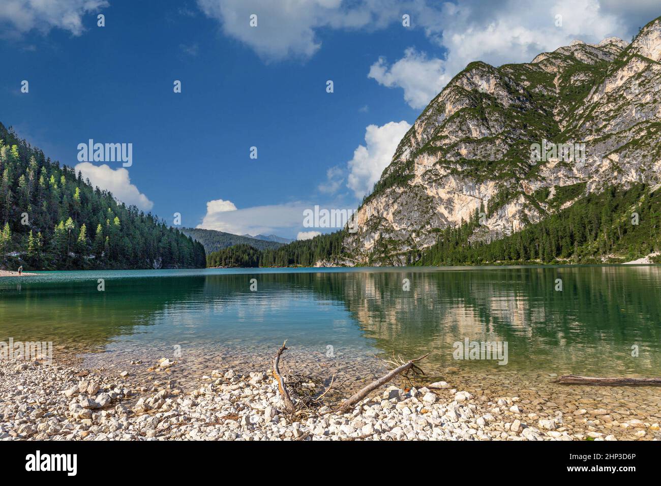 Lake Braies is a lake in the Prags Dolomites in South Tyrol, Italy ...