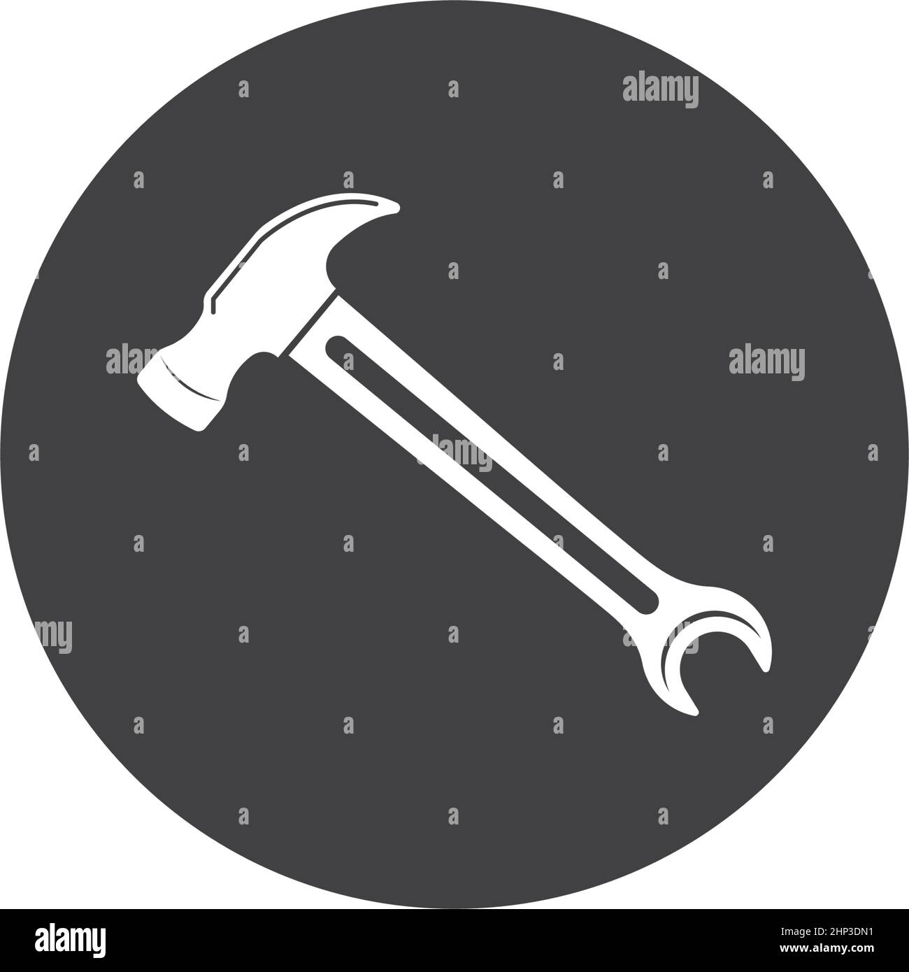 hummer wrench icon vector illustration design Stock Vector Image & Art ...